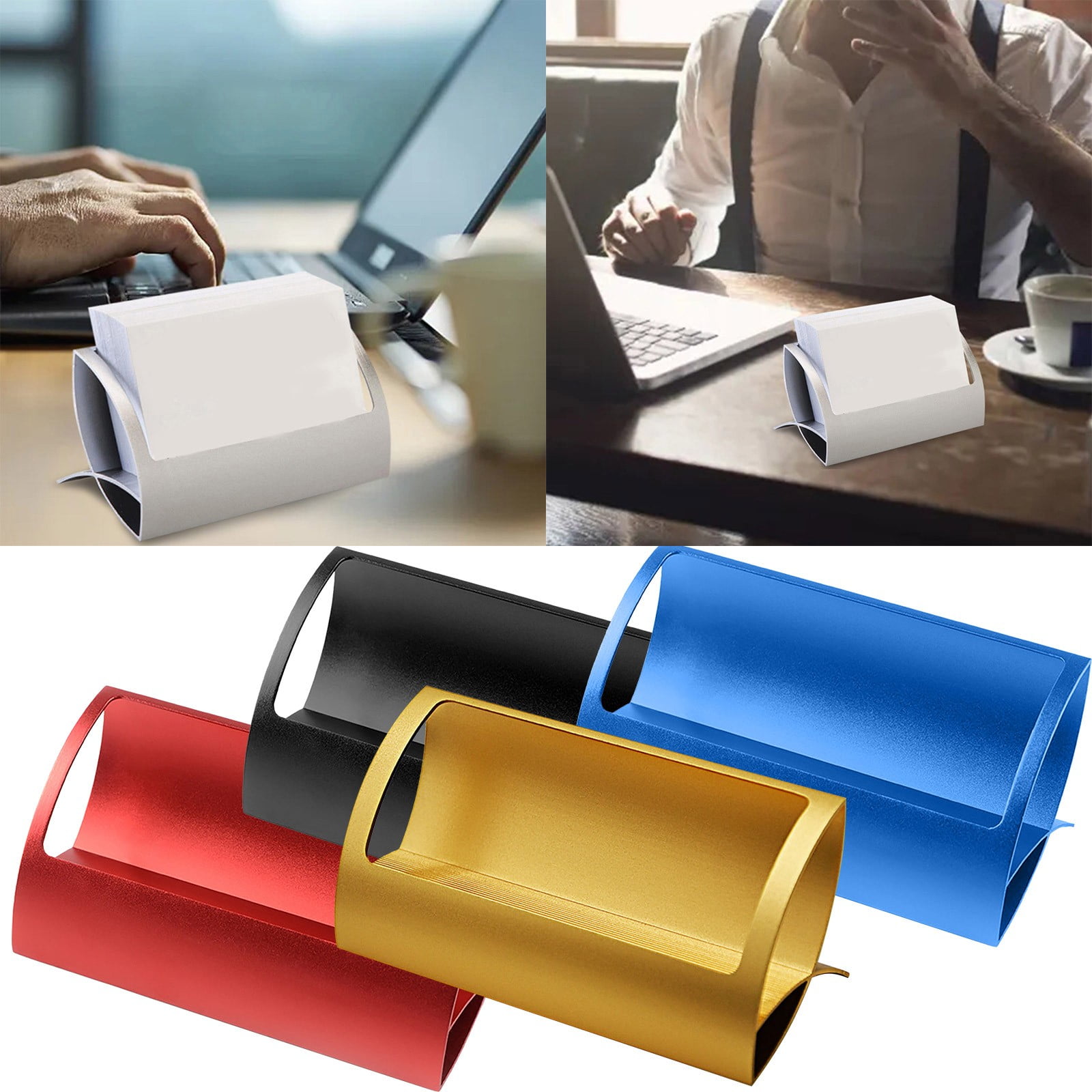 Warehouse Clearance! Desktop Innovative Metal Business Card Display ...