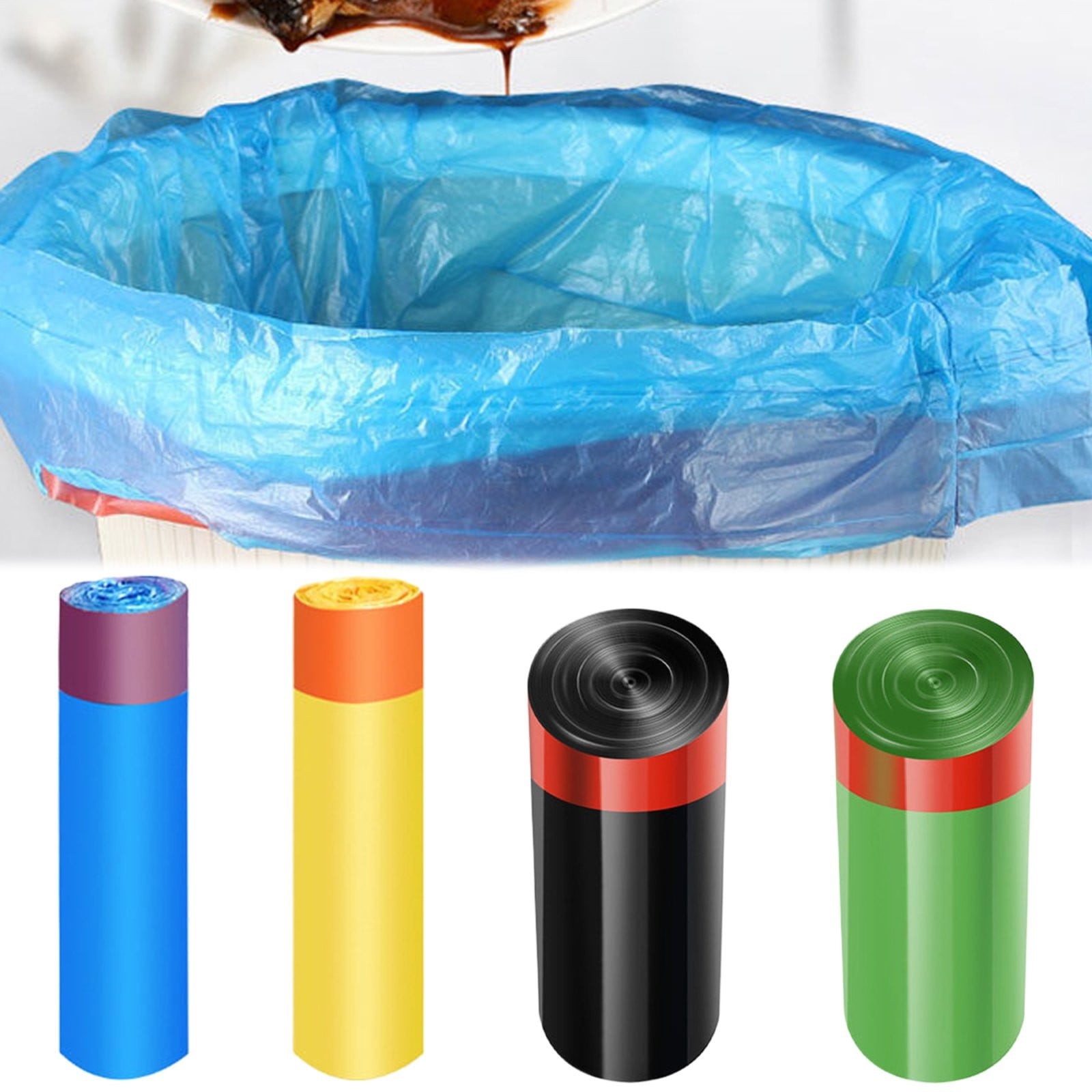 Warehouse Clearance! Disposable Garbage Bag Thickened Flat Mouth with ...