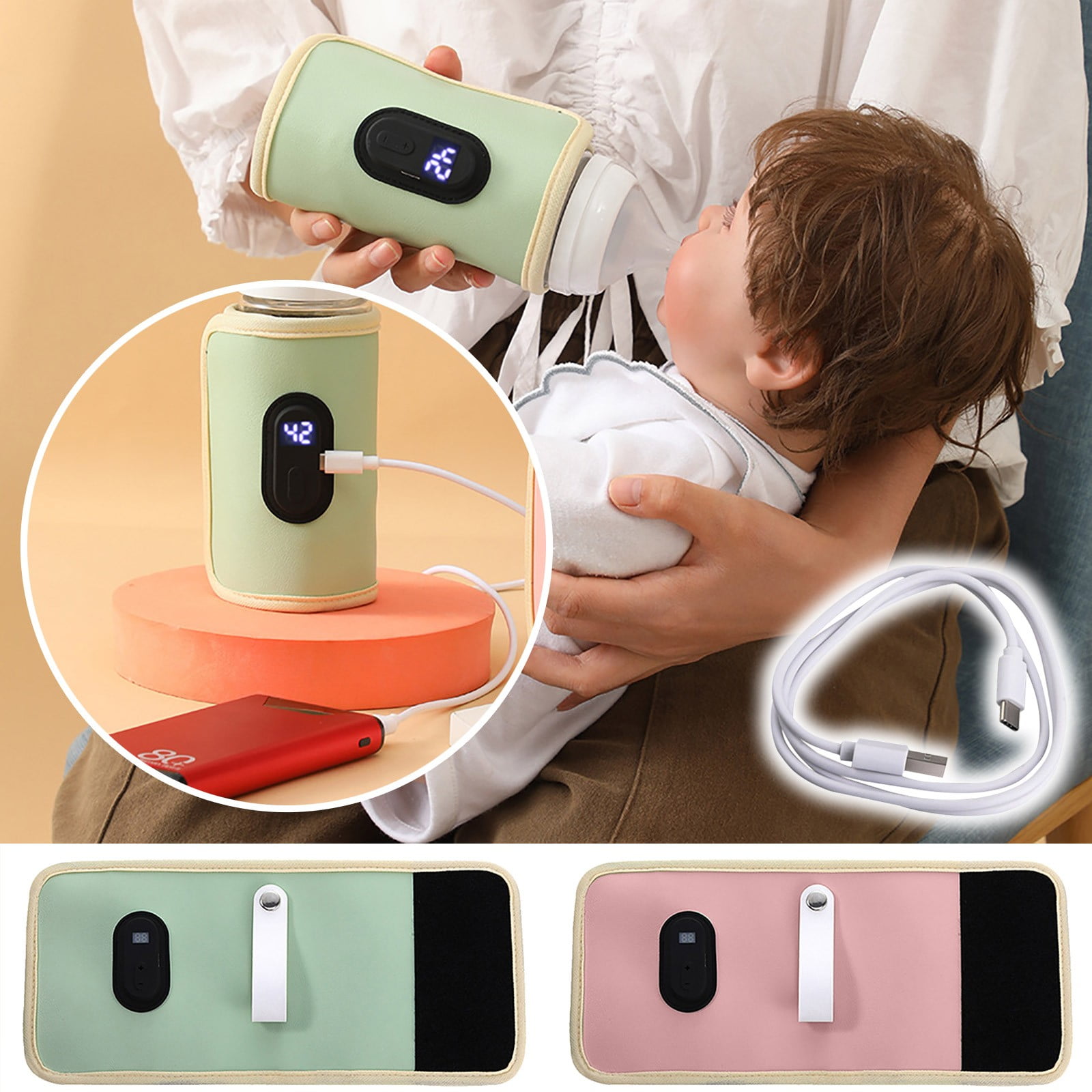 Warehouse Clearance! Portable Bottle Warmer 18W Quick Heating Baby ...