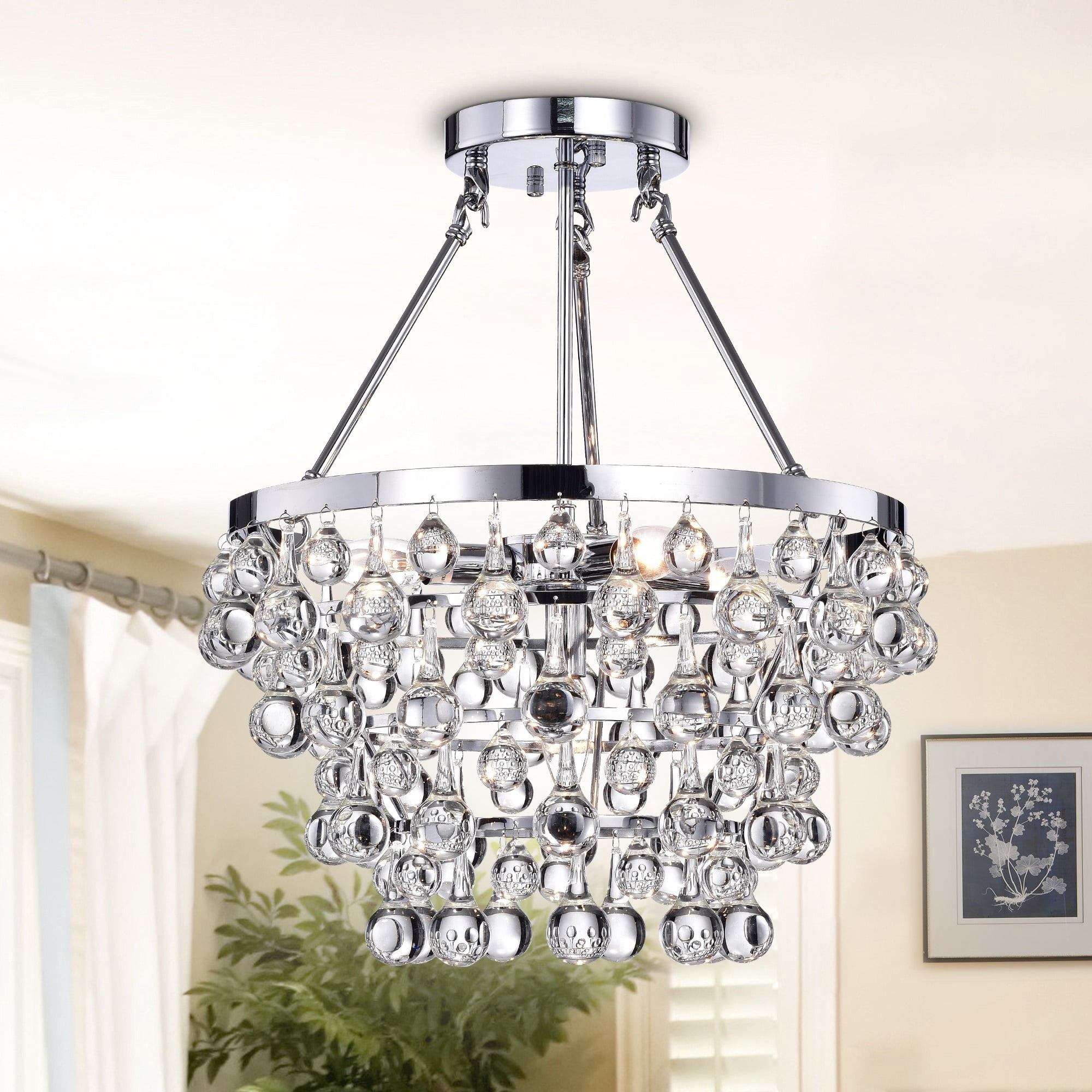 Warehouse of Tiffany Crystal 5-Light Grand Chandelier - Walmart.com