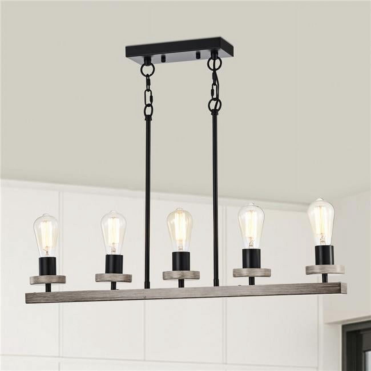 Warehouse of Tiffany Funa 30 Inch Matte Black Kitchen Island Adjustable ...