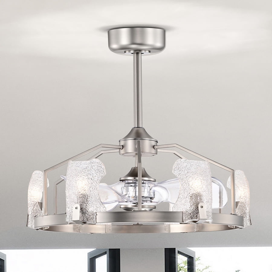 Warehouse of Tiffany Luciala 28 Inch Satin Nickel Finish Modern Ceiling ...