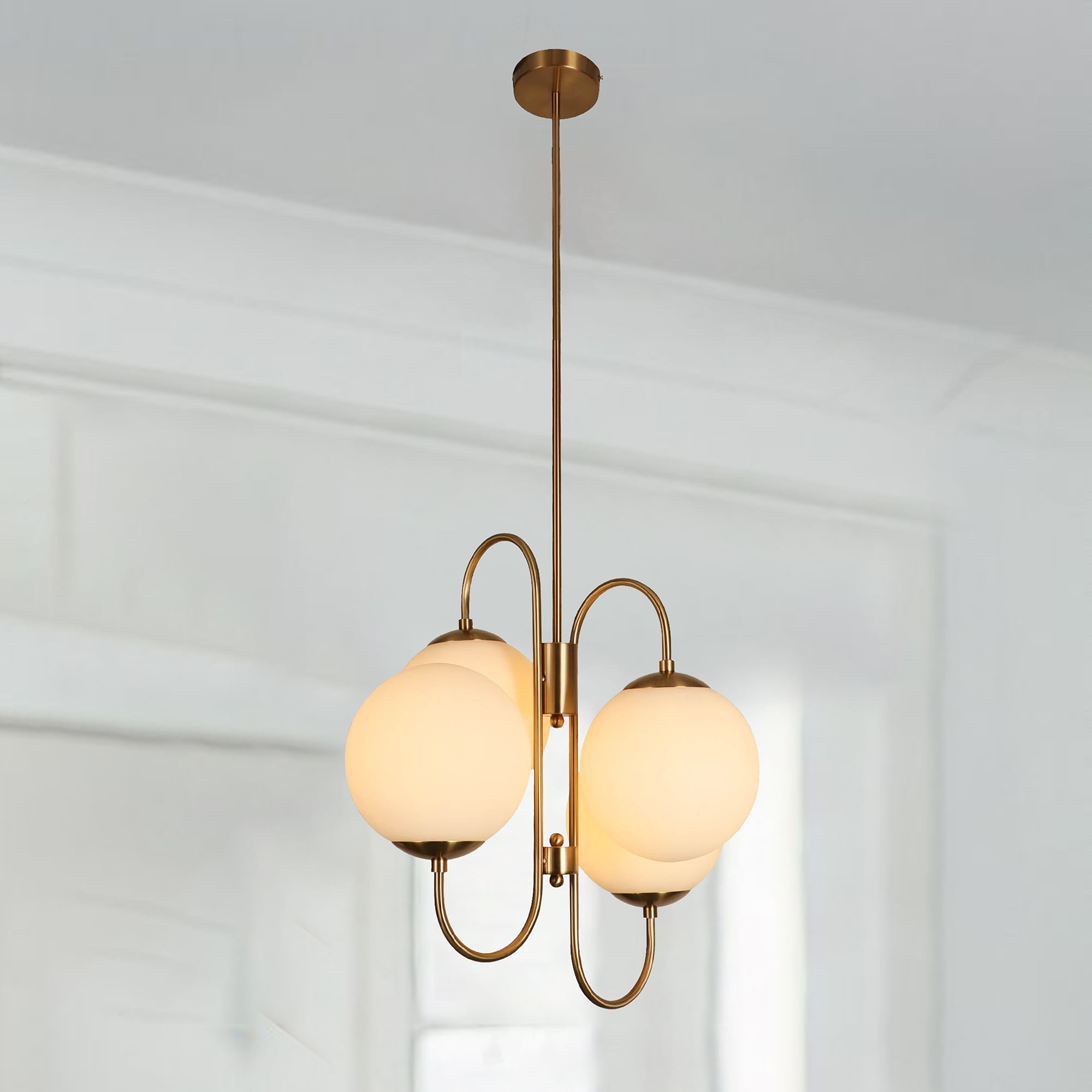 Warehouse of Tiffany W724R18 Eziz 17.72 in. 4-Light Indoor Bronze ...
