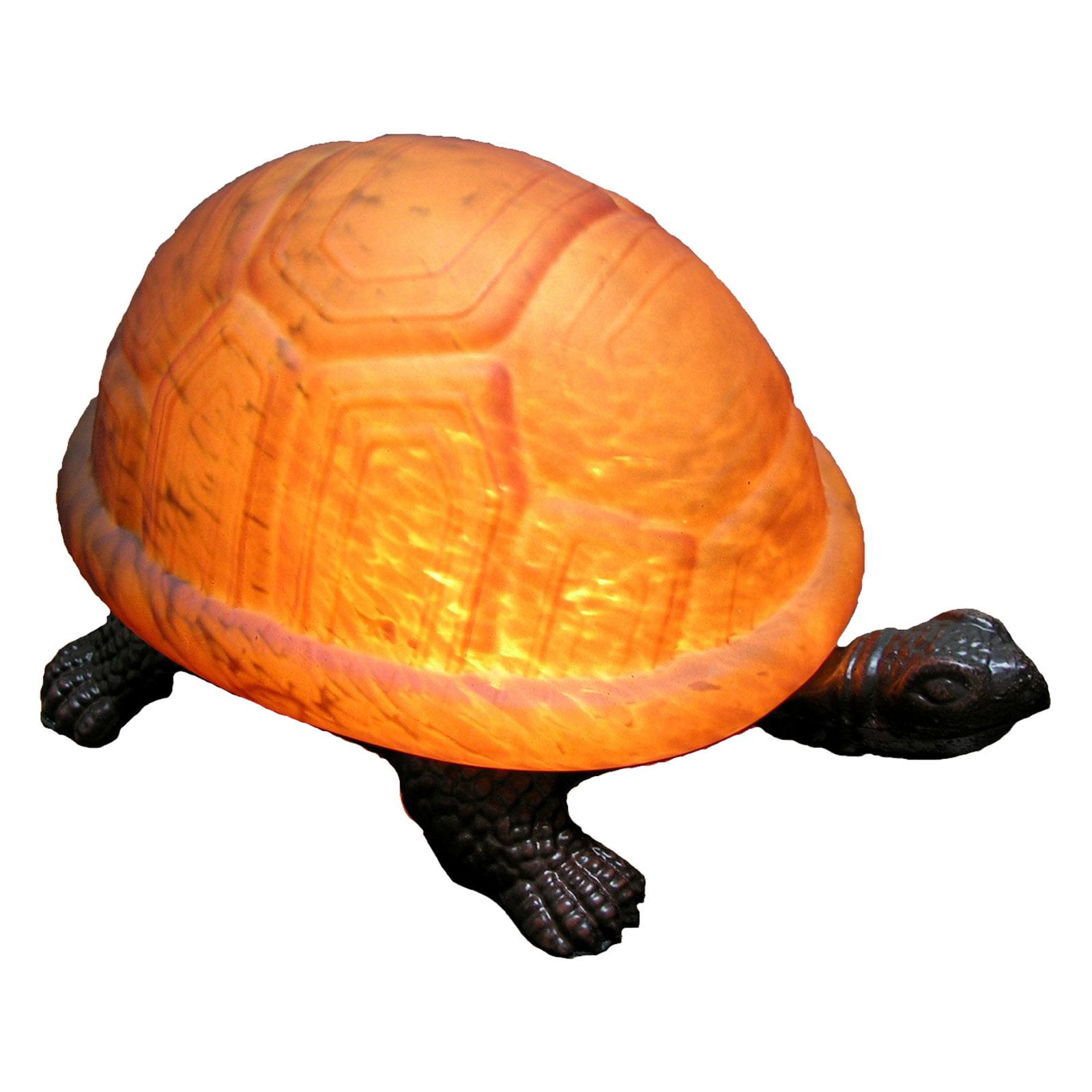 Warehouse of Tiffanys Amber Turtle Accent Lamp - Walmart.com