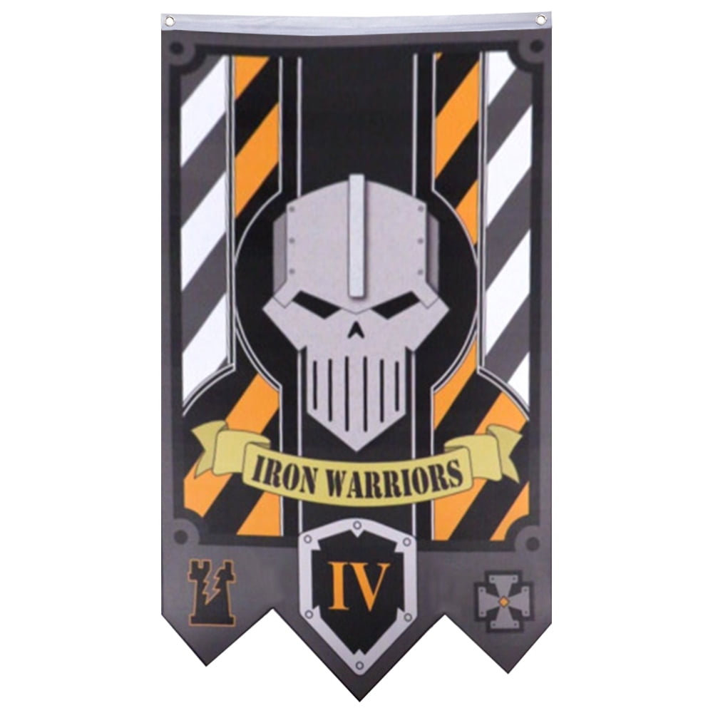 Wargame Style Iron Warriors Legion IV Flag Banner Home Yard Garden ...