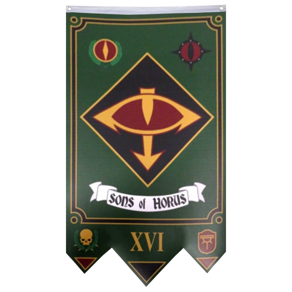 Wargame Style Sons Of Horus Legion XVI Flag Banner Home Yard Garden ...