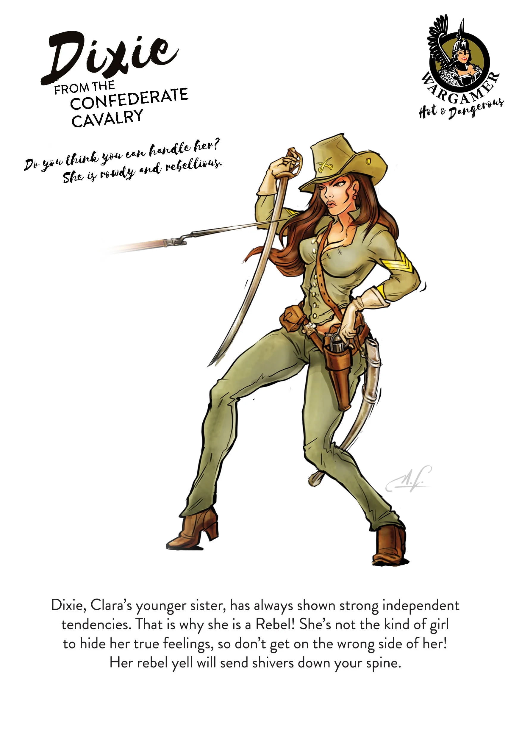 Wargamer Poland Hot & Dangerous Dixie, Confederate Cavalry 28mm ...