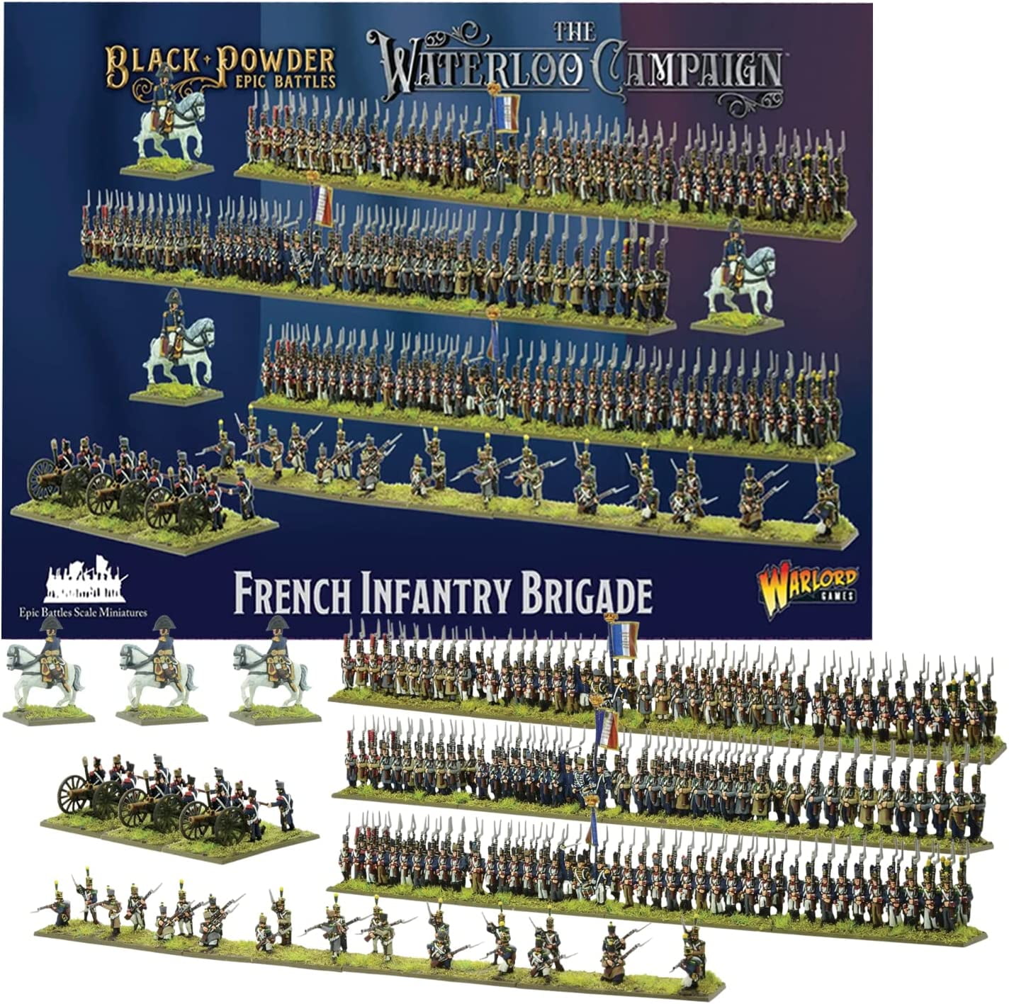 Wargames Delivered - Black Powder Epic Battles Waterloo French Infantry ...