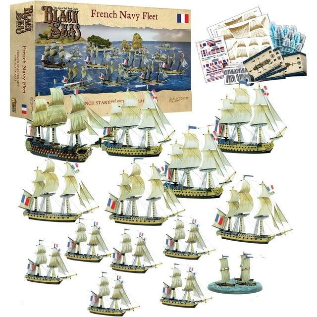 Wargames Delivered – Black Seas, French Navy Fleet (1770-1830) Battle ...