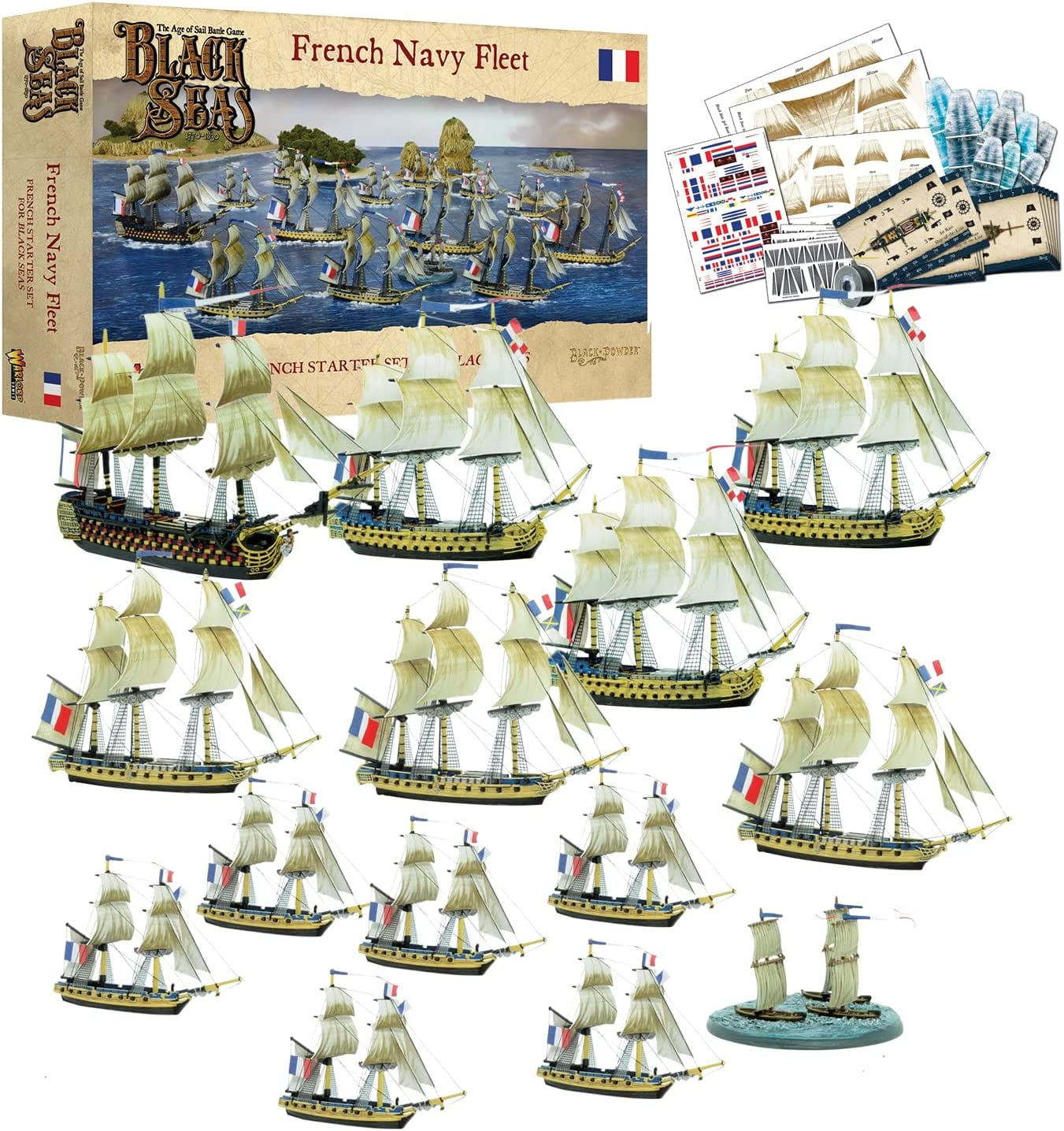 Wargames Delivered – Black Seas, French Navy Fleet (1770-1830) Battle ...