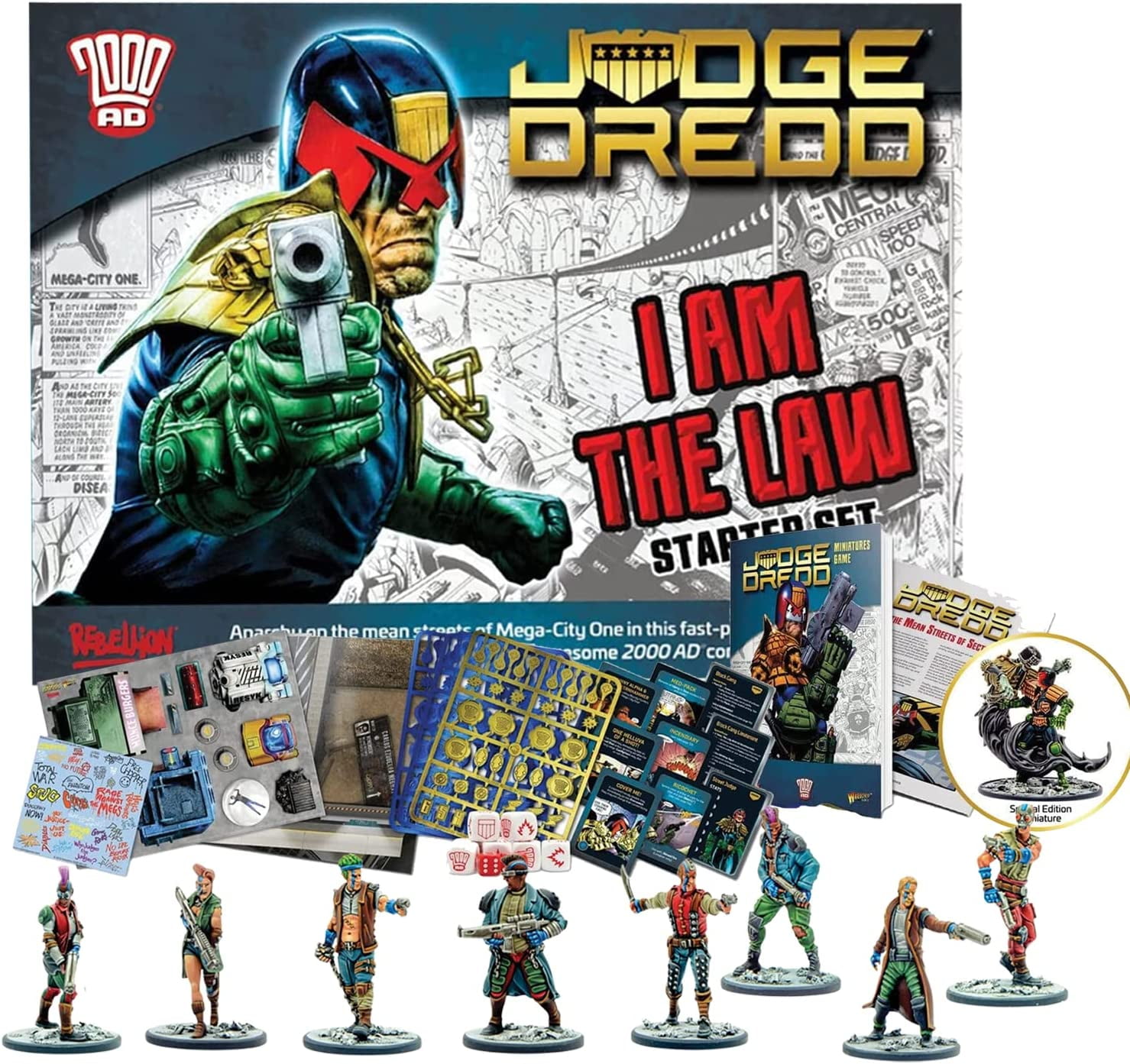 Wargames Delivered - I am The Law: Judge Dredd Starter Game - 28mm ...