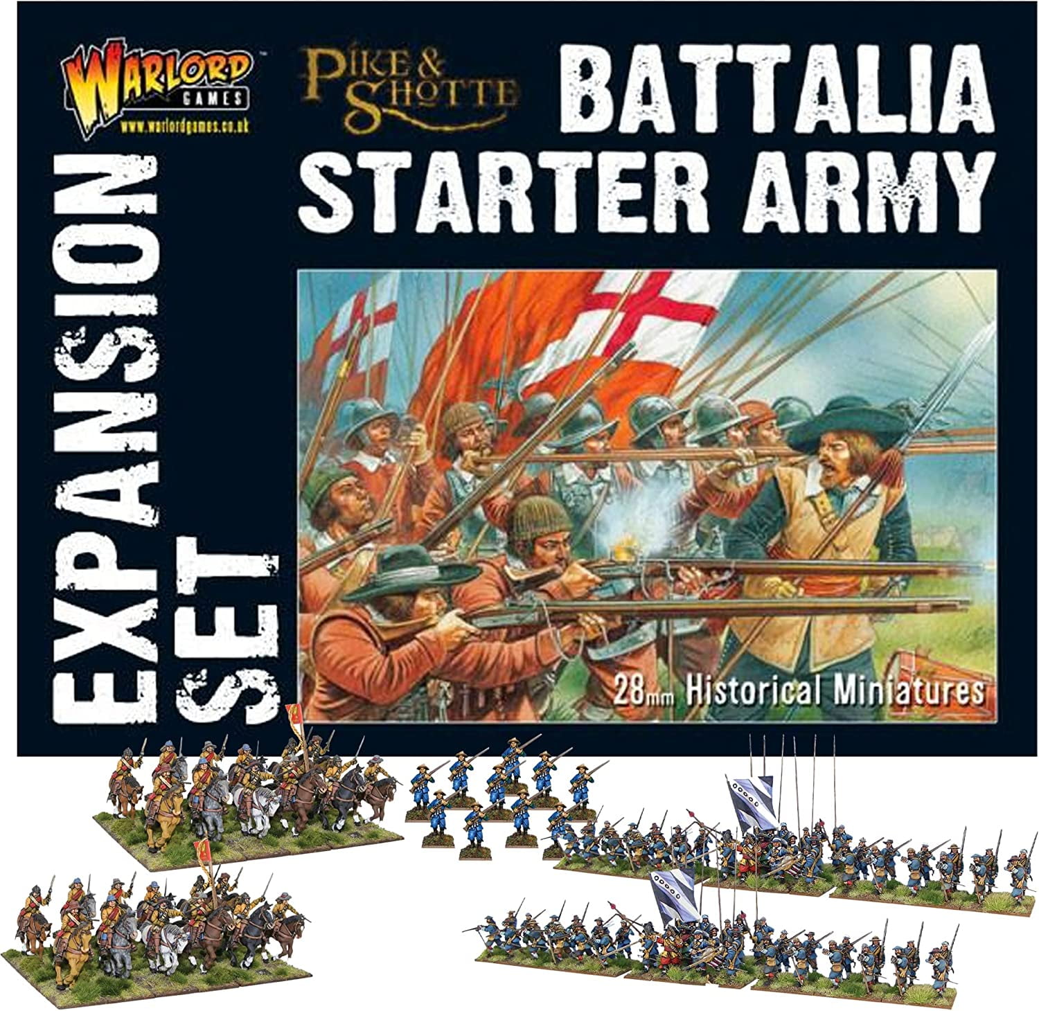Wargames Delivered - Pike & Shotte Starter Battalia 28mm Miniatures ...