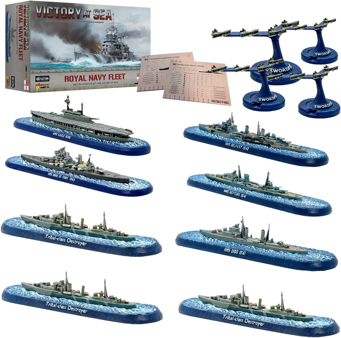 Wargames Delivered - Warlord Games Royal Navy Fleet Starter Set WWII ...