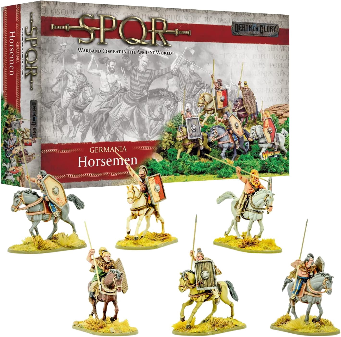Wargames Delivered SPQR: Germania - Germanic Horsemen – 28mm Miniature ...