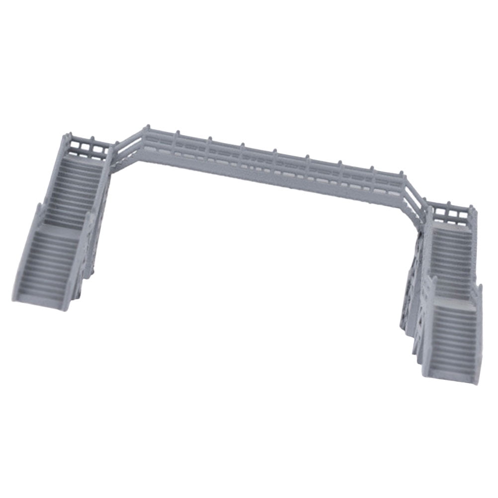 Railway Scenery Overhead Footbridge Plastic Model 2pcs Sand Table Decor ...