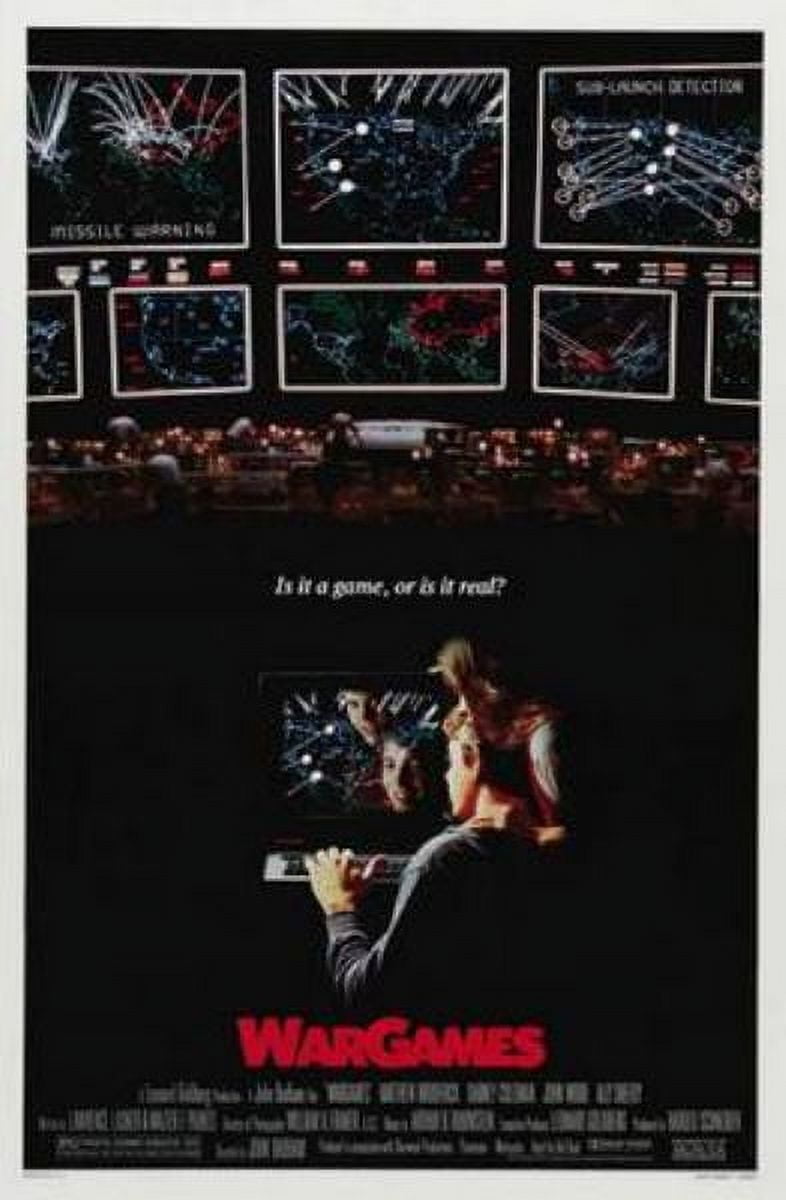 Wargames Movie Poster 12x16 Print on Metal Sign 12in x 16in Multi-Color ...
