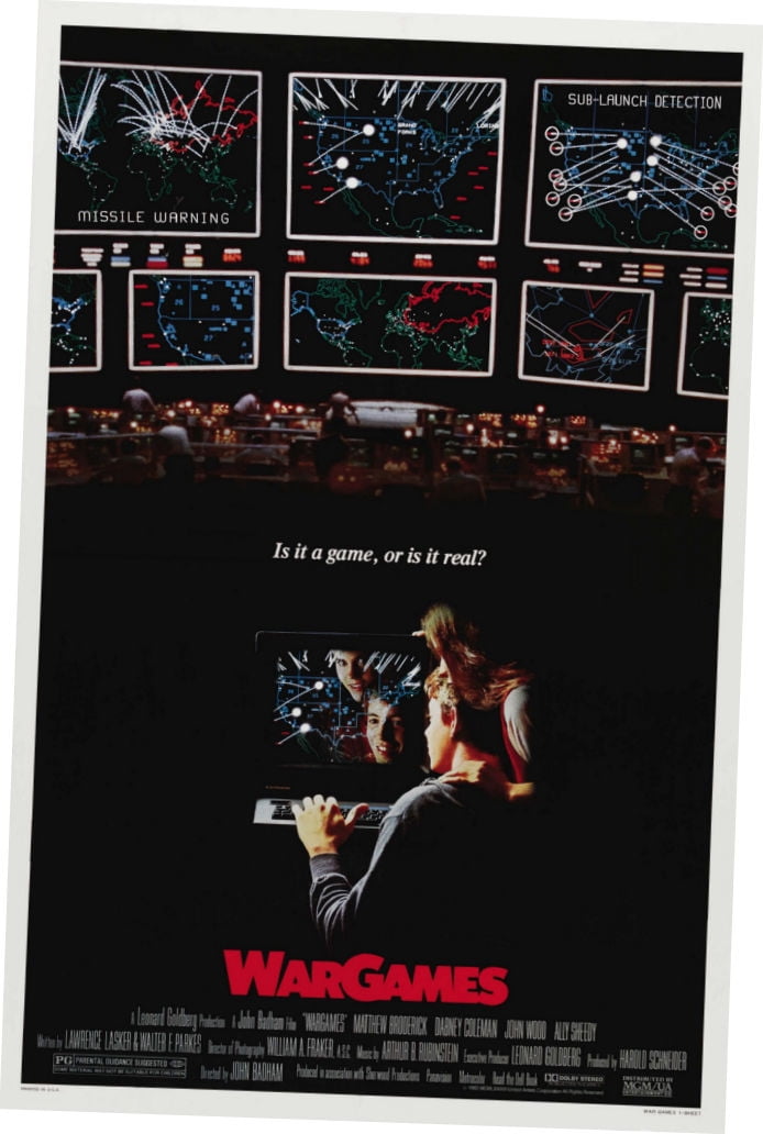 Wargames Movie Poster 24In x36In Art Poster 24x36 Multi-Color Square ...