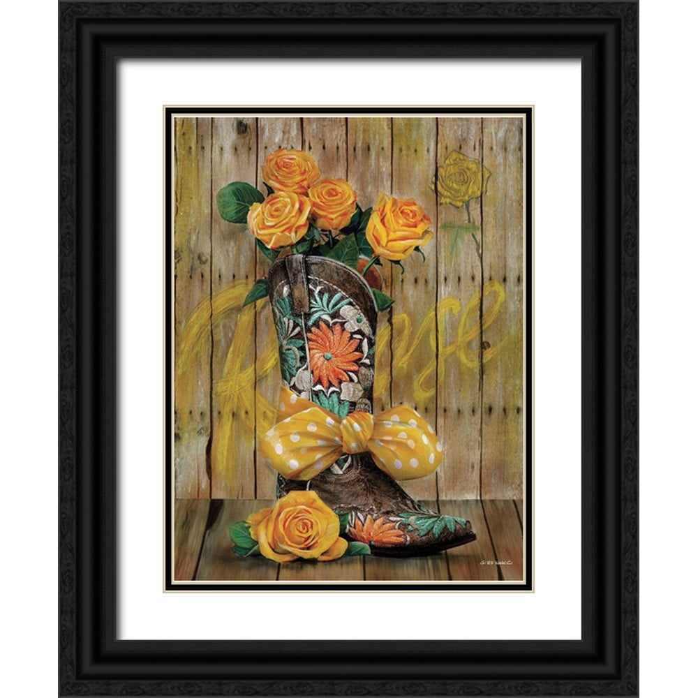 Wargo, Ed 12x14 Black Ornate Wood Framed with Double Matting Museum Art ...