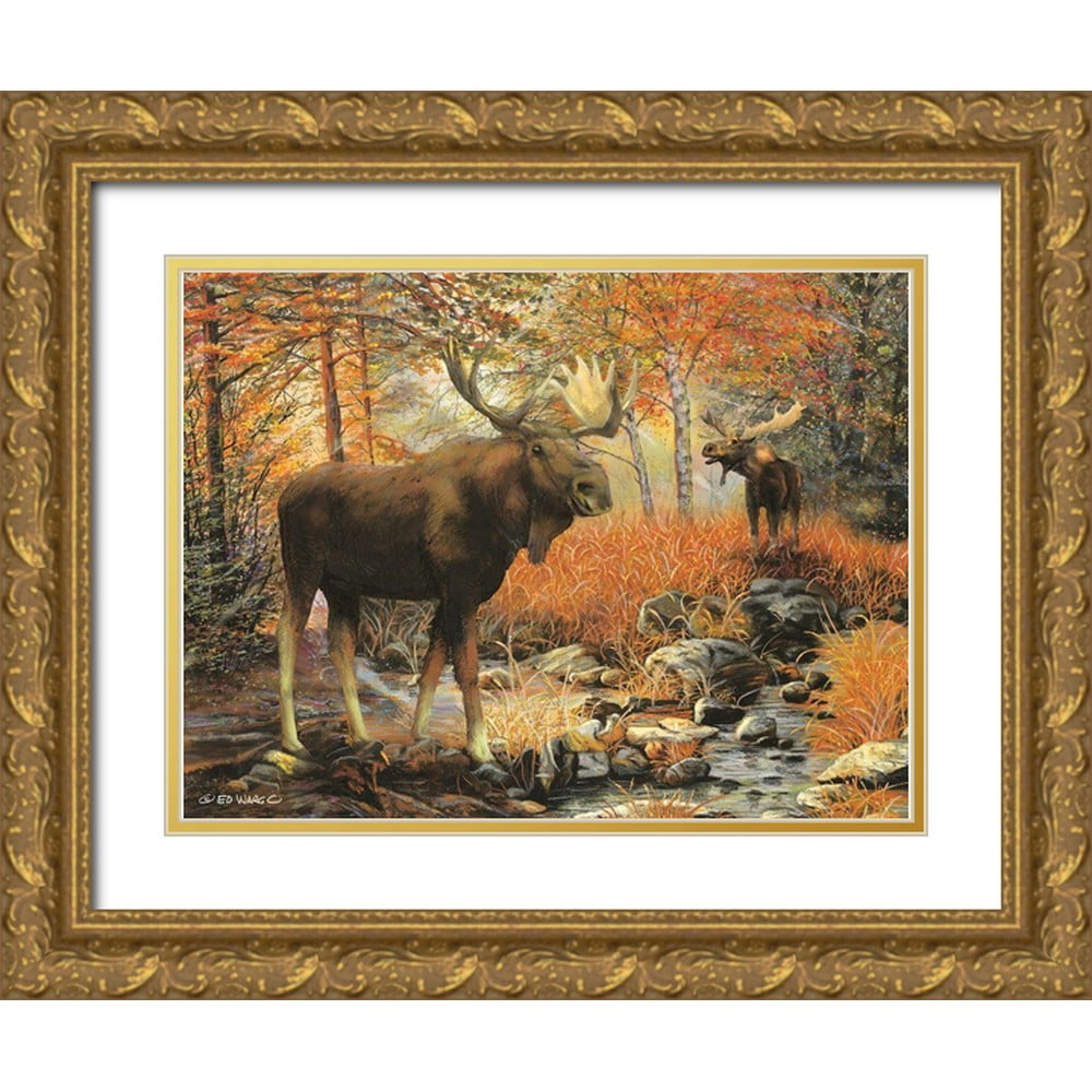 Wargo, Ed 14x12 Gold Ornate Wood Framed with Double Matting Museum Art ...