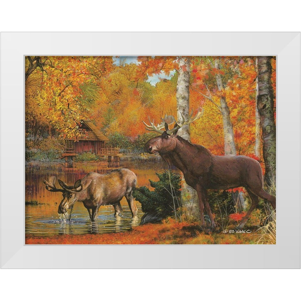 Wargo, Ed 14x12 White Modern Wood Framed Museum Art Print Titled ...