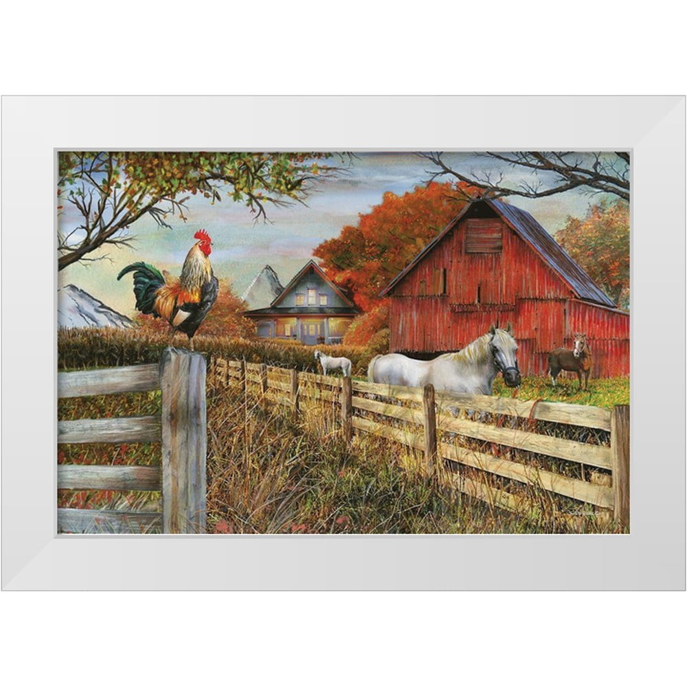 Wargo, Ed 18x13 White Modern Wood Framed Museum Art Print Titled ...