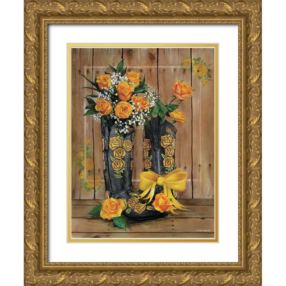 Wargo, Ed 19x24 Gold Ornate Wood Framed with Double Matting Museum Art ...