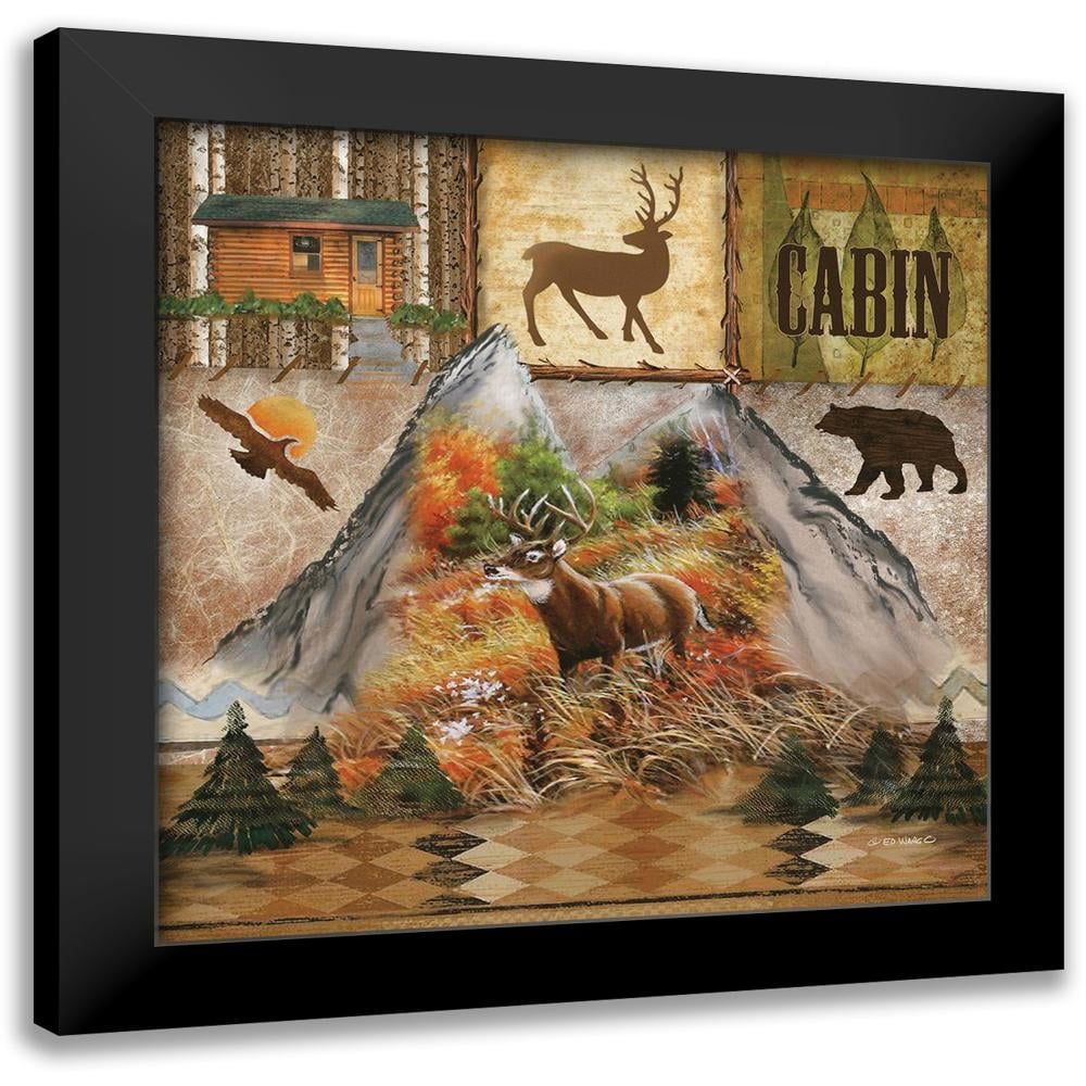 Wargo, Ed 20x20 Black Modern Framed Museum Art Print Titled - Deer ...