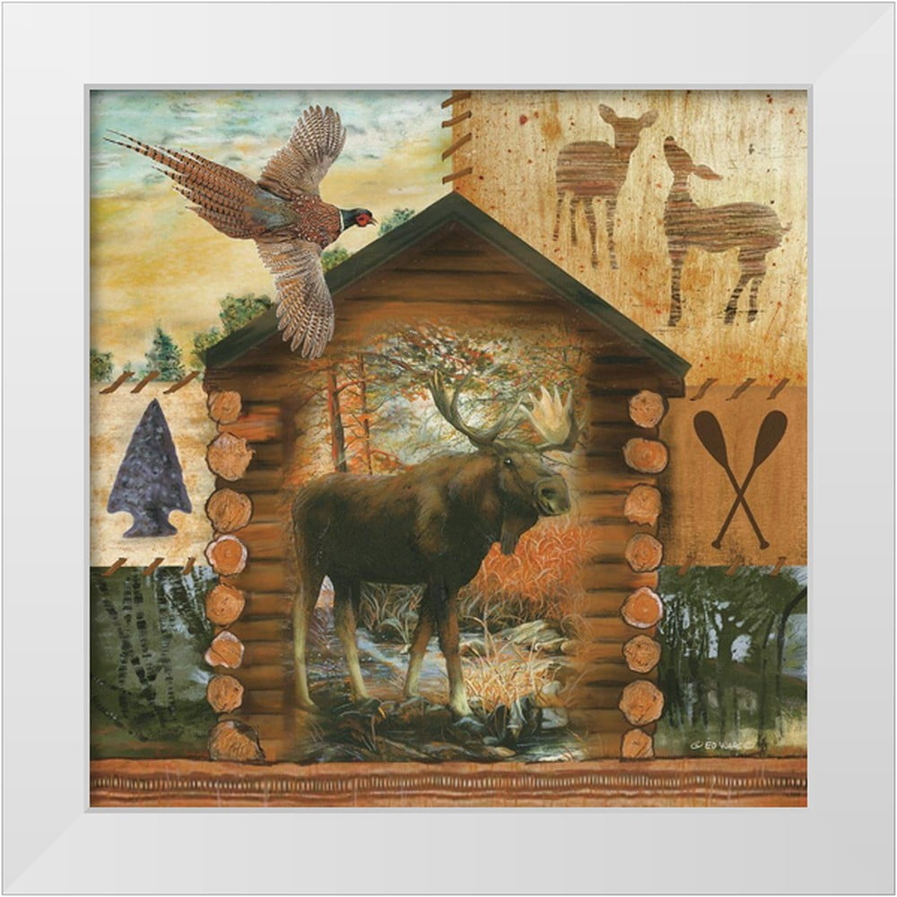 Wargo, Ed 26x26 White Modern Wood Framed Museum Art Print Titled ...