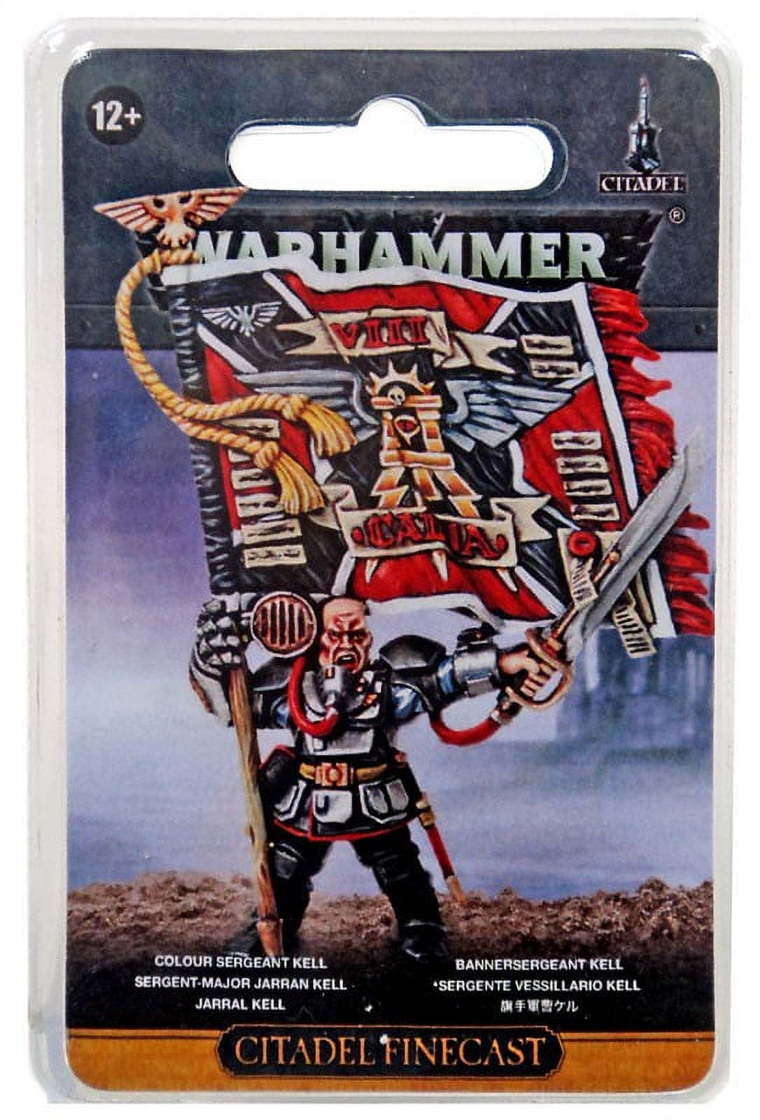 Warhammer 40,000 Astra Militarum Colour Sergeant Kell Miniatures ...