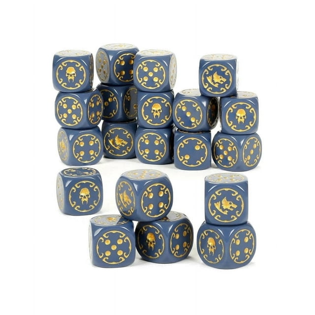 Games Workshop Warhammer 40,000 Space Wolves Miniature Dice Set ...