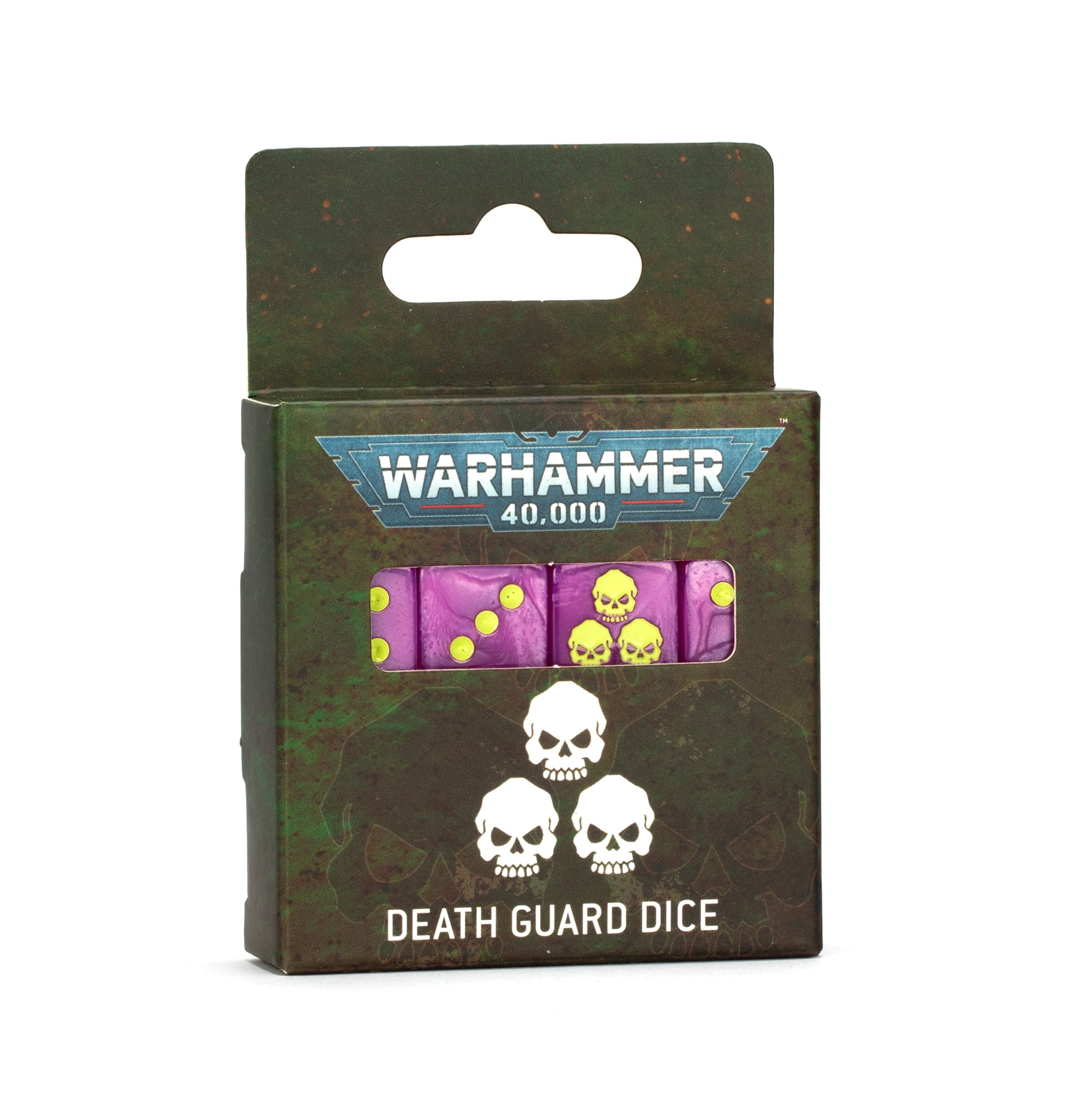 Warhammer 40000: Death Guard Dice Set - Walmart.com