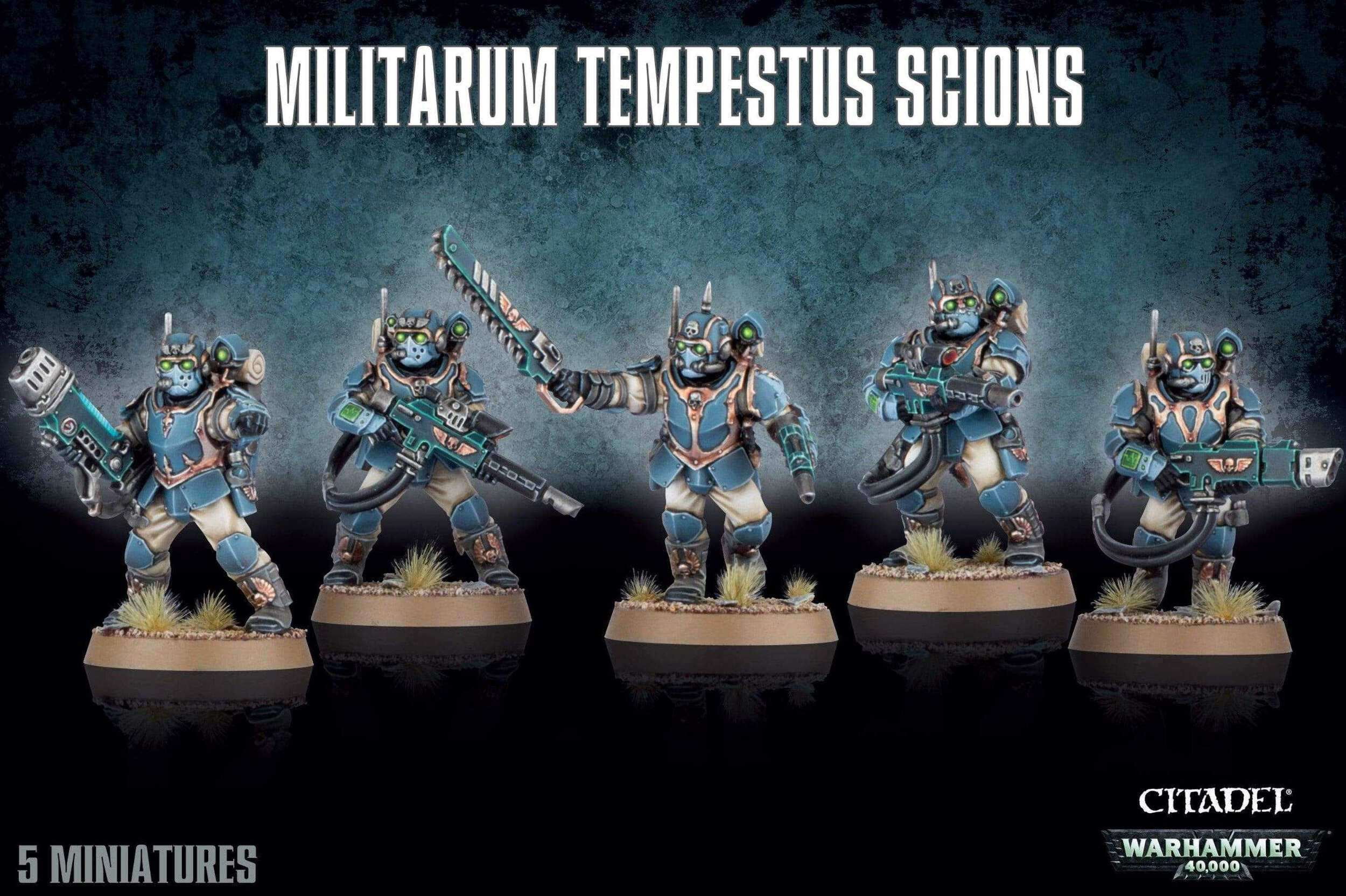 Warhammer 40K: Astra Militarum - Tempetus Scions - Walmart.com