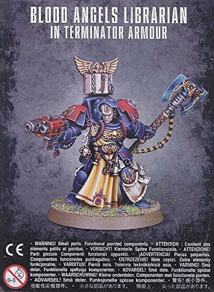Warhammer 40K: Blood Angels - Librarian in Terminator Armour - Walmart.com