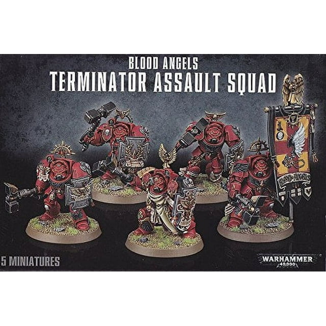 Warhammer 40K: Blood Angels - Terminator Assault Squad - Walmart.com