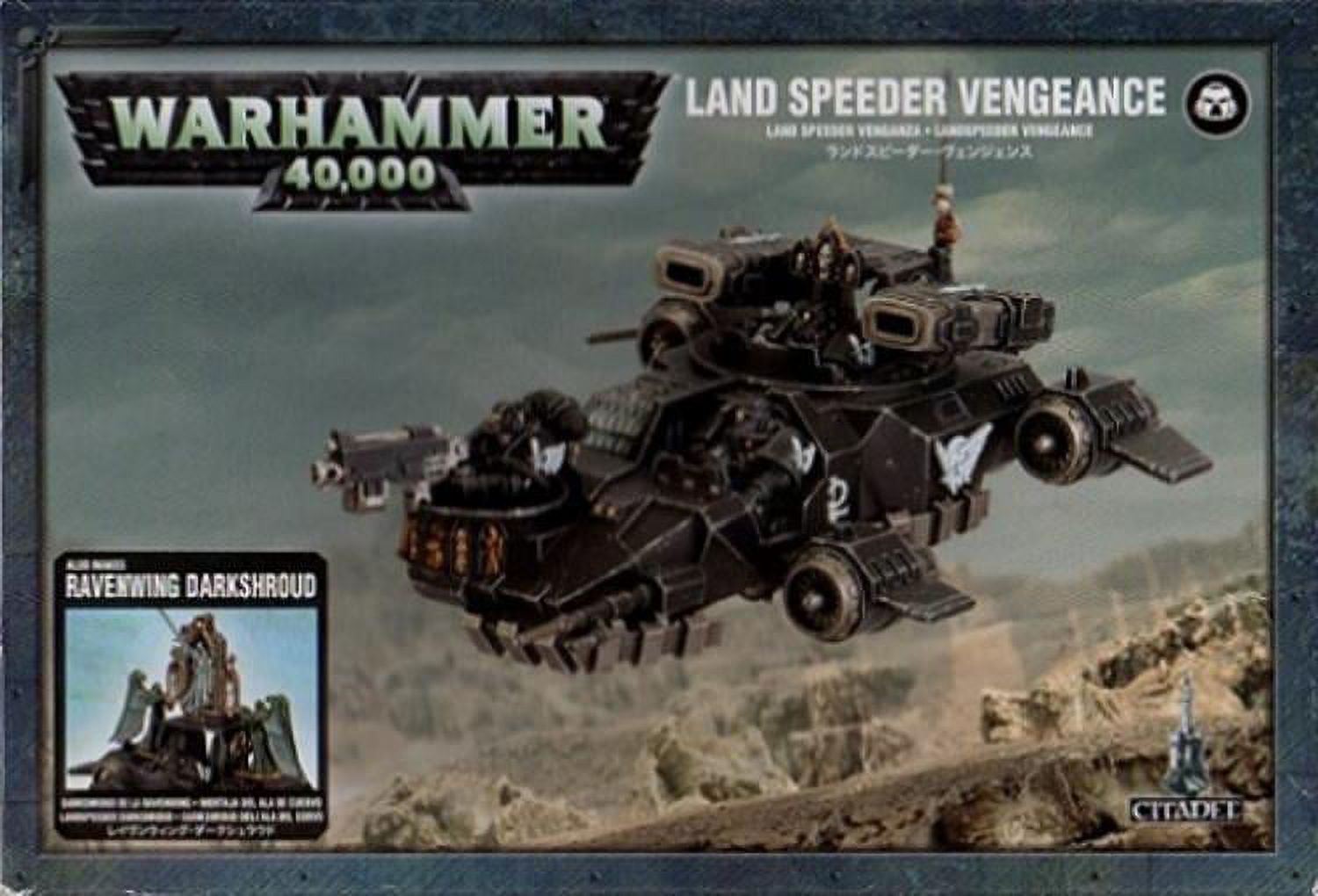 Warhammer 40K: Dark Angels - Land Speeder Vengeance/Ravenwing ...