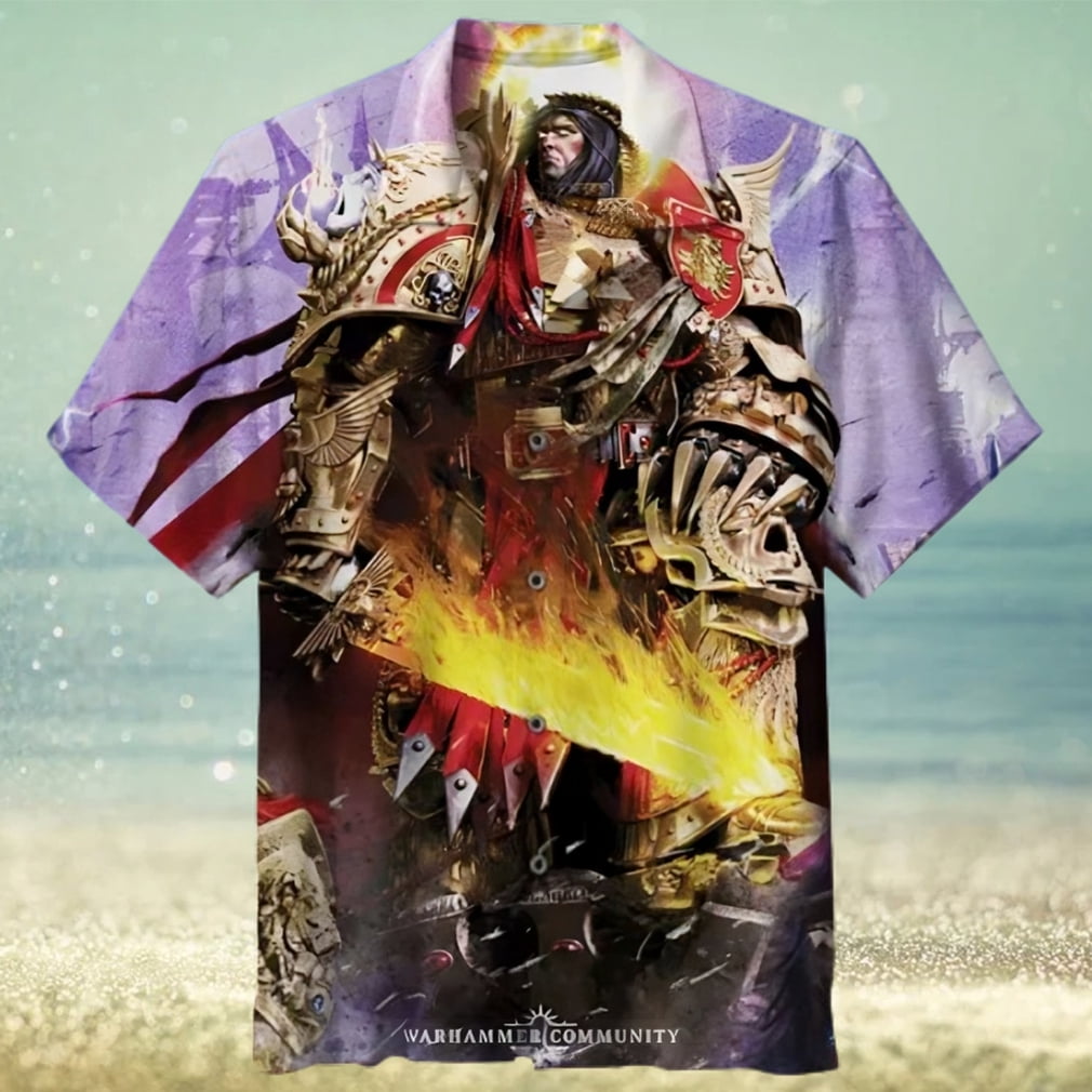 Warhammer 40K Emperor of Mankind 3D Hawaiian Shirt - Walmart.com