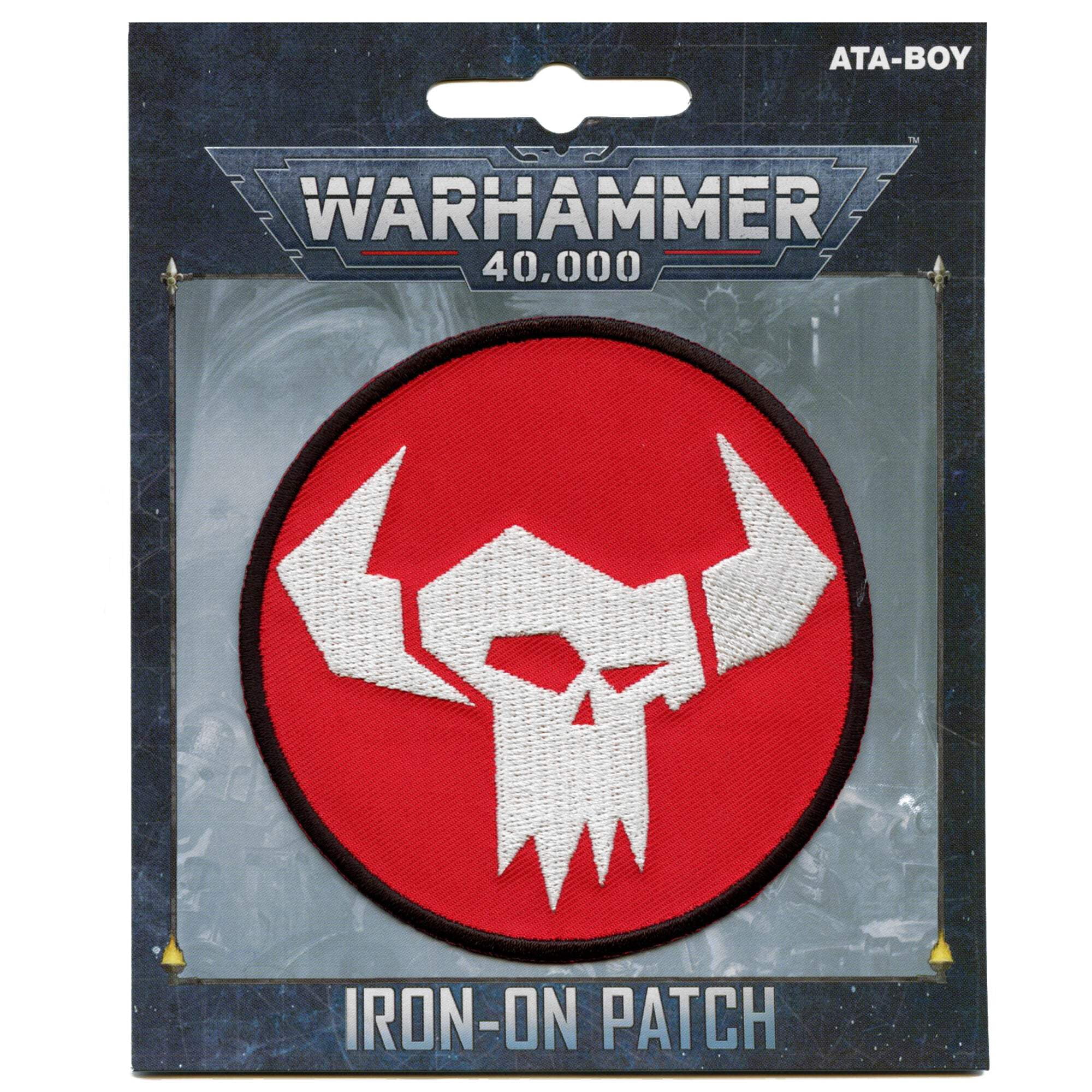 Warhammer 40K Orks One Patch Arcade Skull Gaming Embroidered Iron on ...