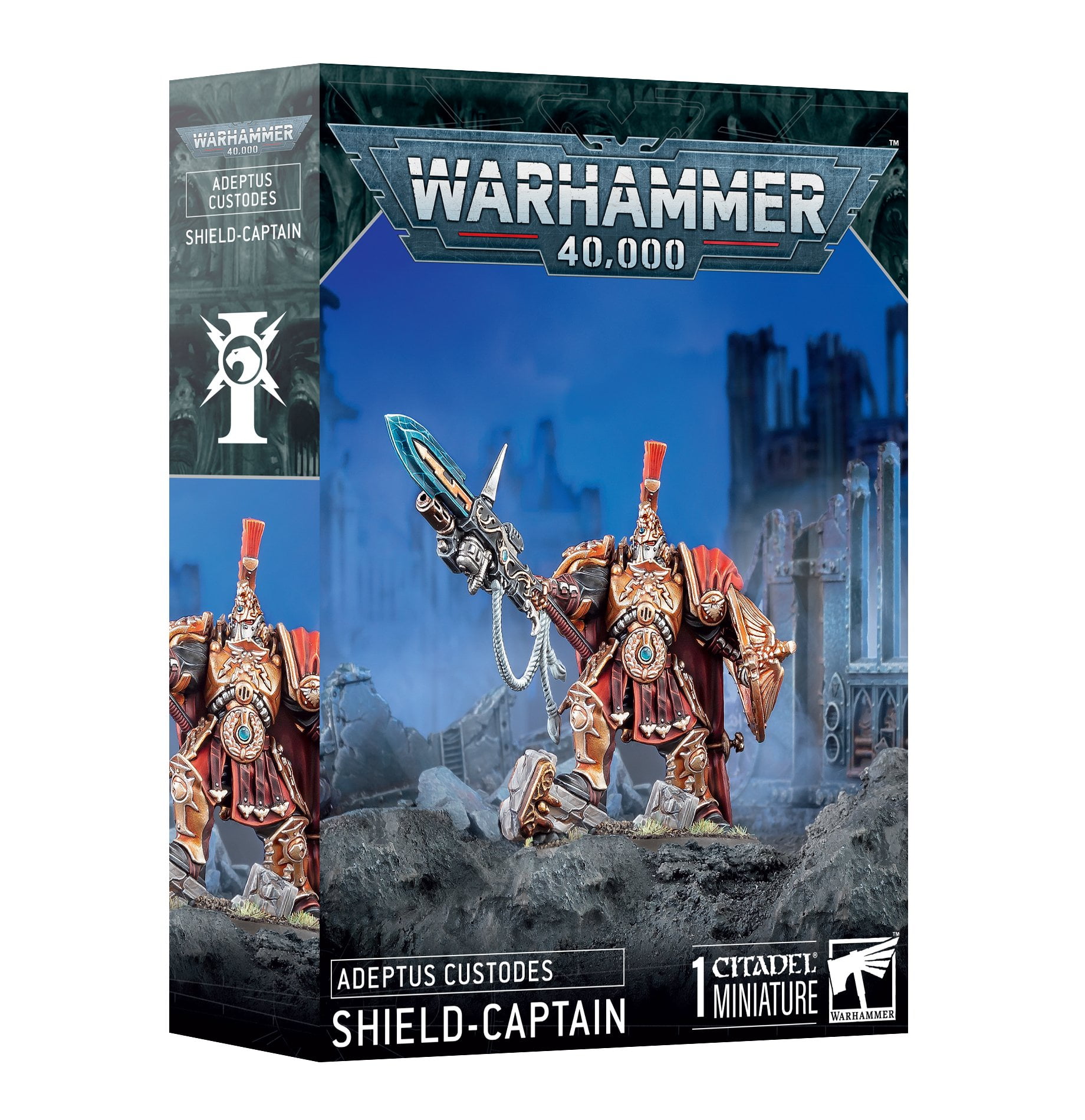 Warhammer 40k Adeptus Custodes Shield Captain - Walmart.com