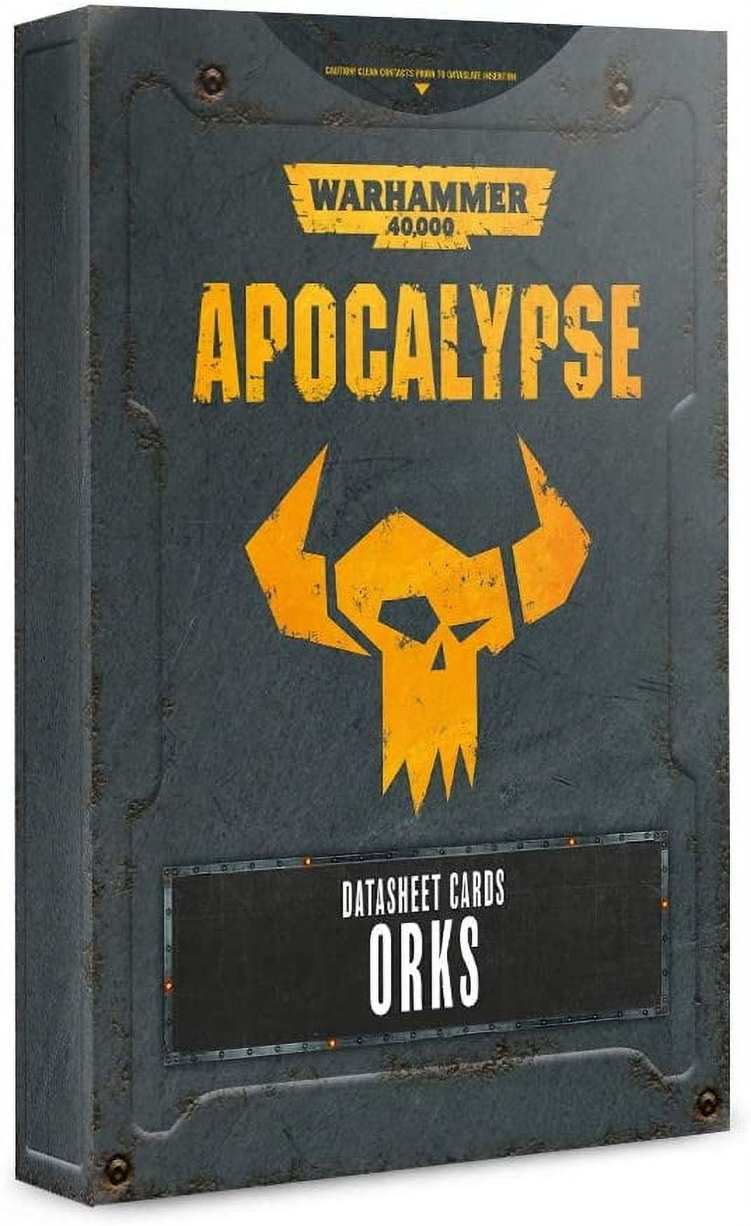 Warhammer 40k Apocalypse Datasheet Cards - Orks - OOP - Walmart.com