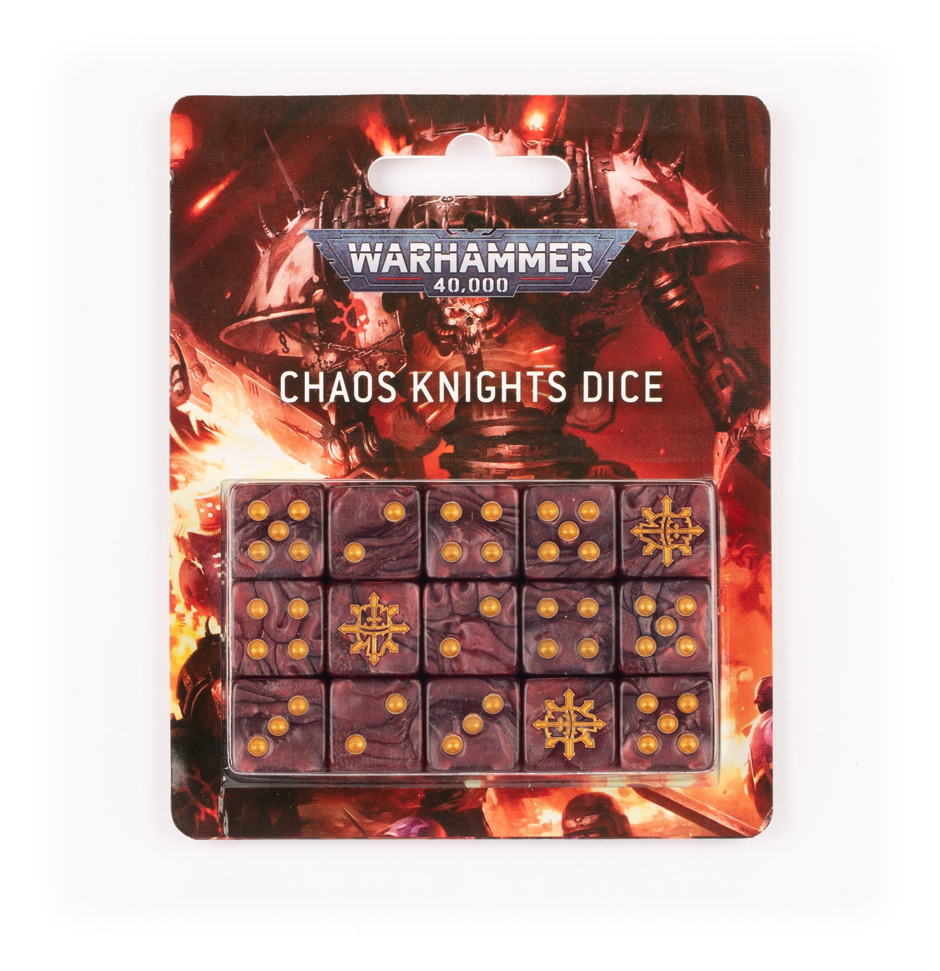 Warhammer 40k Chaos Knights Dice - Walmart.com