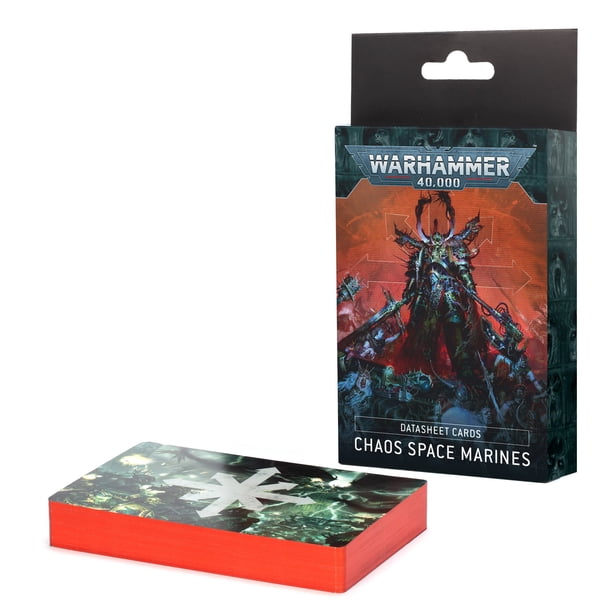Warhammer 40k Datasheet Cards: Chaos Space Marines (10th) - Walmart ...