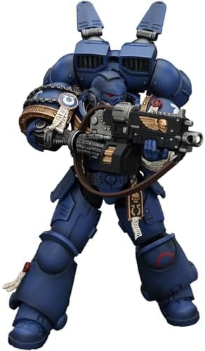 Warhammer 40k Space Marine 2, 1/18 Uitramarines Brother Chairon Action ...