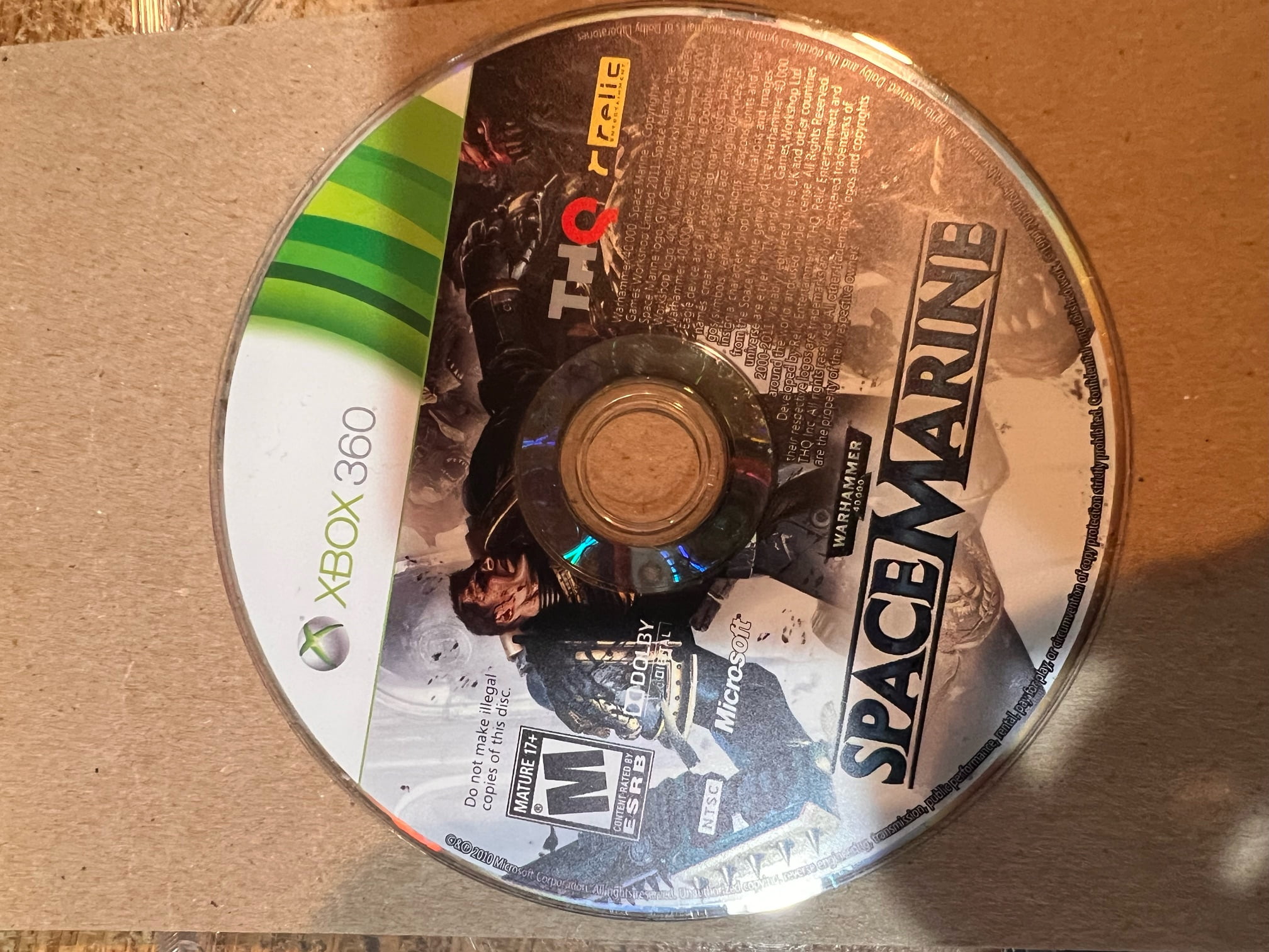 Pre-Owned Warhammer 40k Space Marine - Xbox360 - Walmart.com