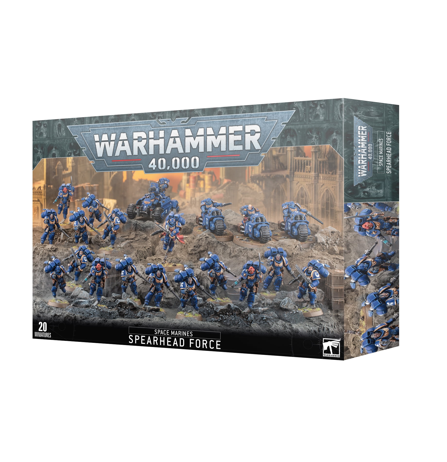 Warhammer 40k Space Marines Holiday Box 2023 Spearhead Force - Walmart.com