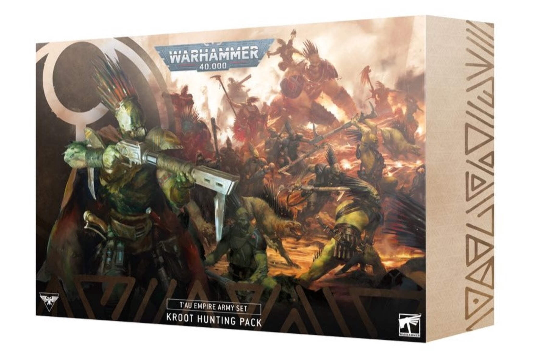 Warhammer 40k T'au Empire: Kroot Hunting Pack Miniature Models Game Set ...
