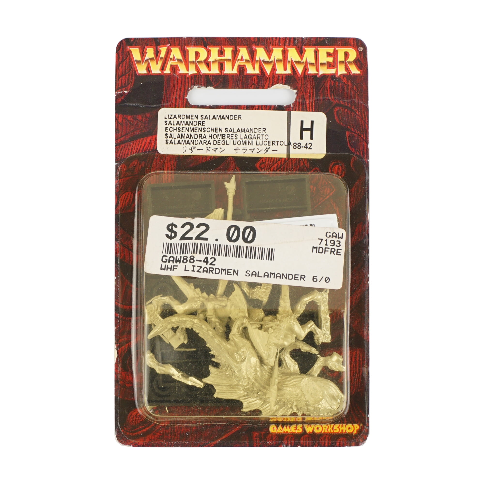 Warhammer Fantasy Lizardmen Salamander - OOP, Metal - Walmart.com