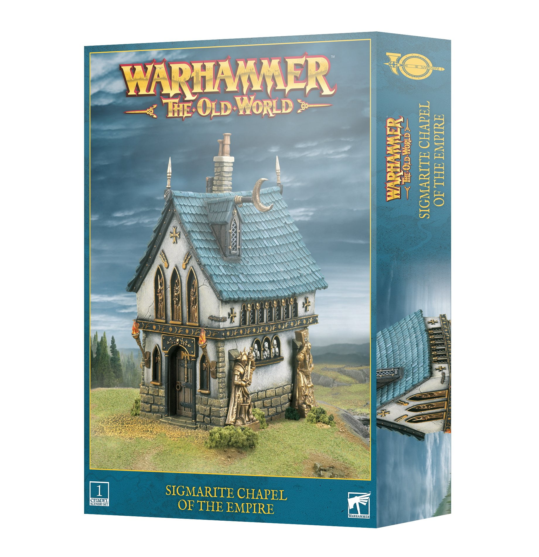Warhammer Fantasy: The Old World Sigmarite Chapel of the Empire Terrain ...