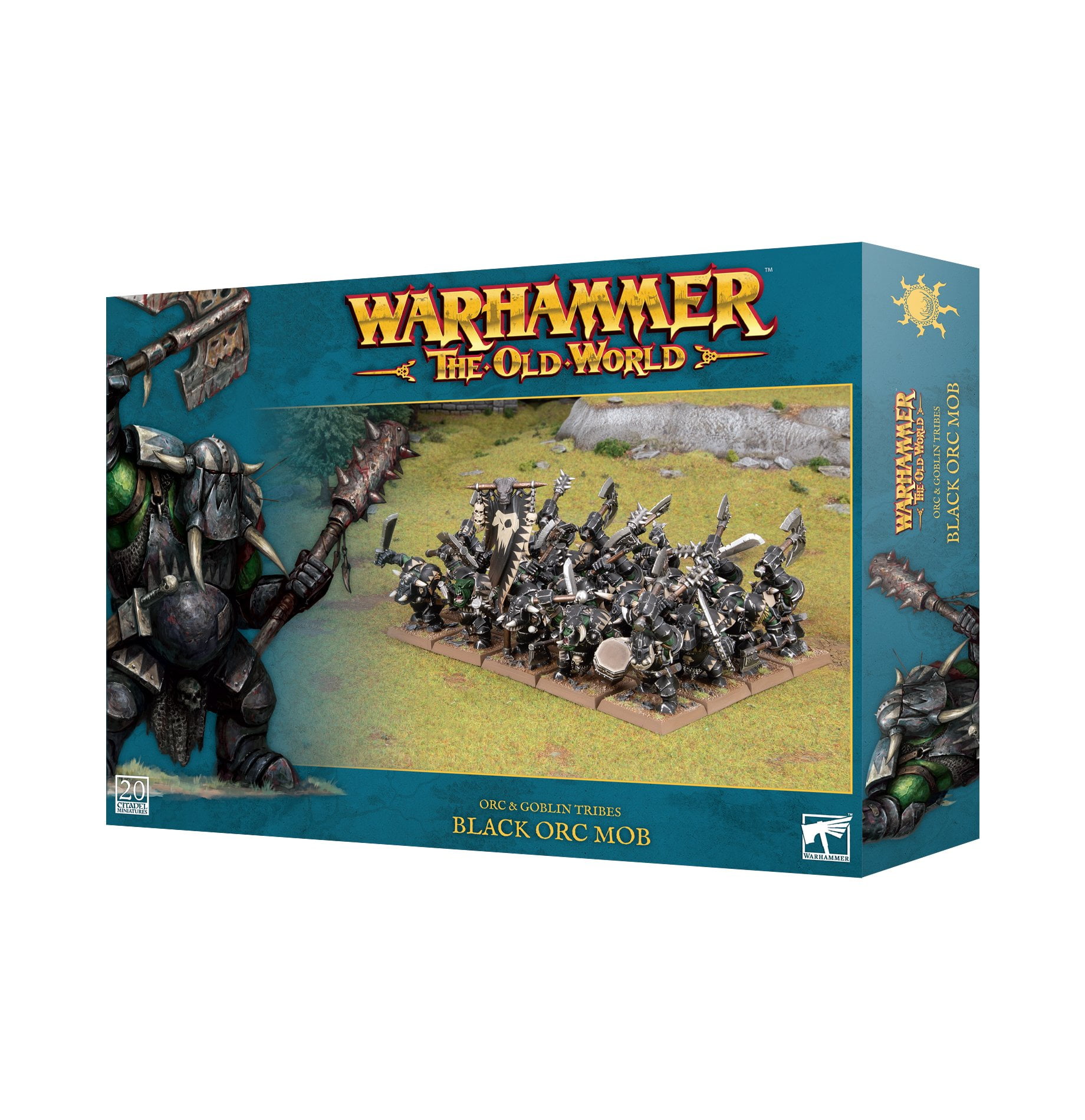 Warhammer: The Old World Orcs & Goblins Black Orc Mob - Walmart.com