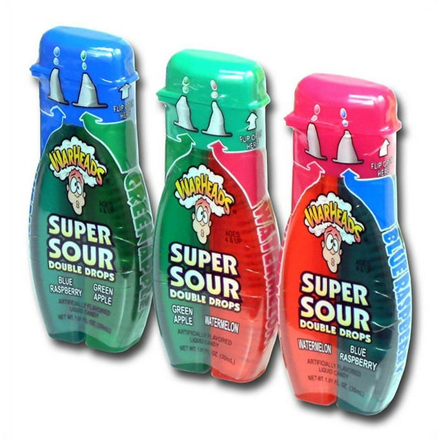 Warheads Double Drops Liquid Candy, 24 Count - Walmart.com