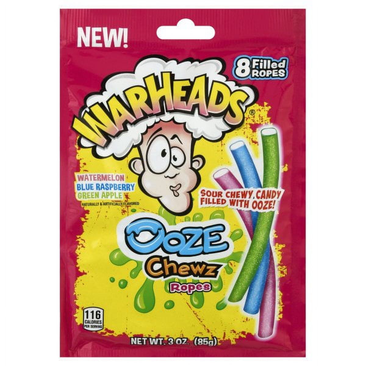 Warheads Ooze Chewz Gummi Candy Chews, 3 Ounce Bag - Walmart.com
